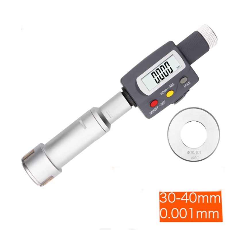 Industrial-Standard High-Precision Digital Display Three-Jaw Micrometer